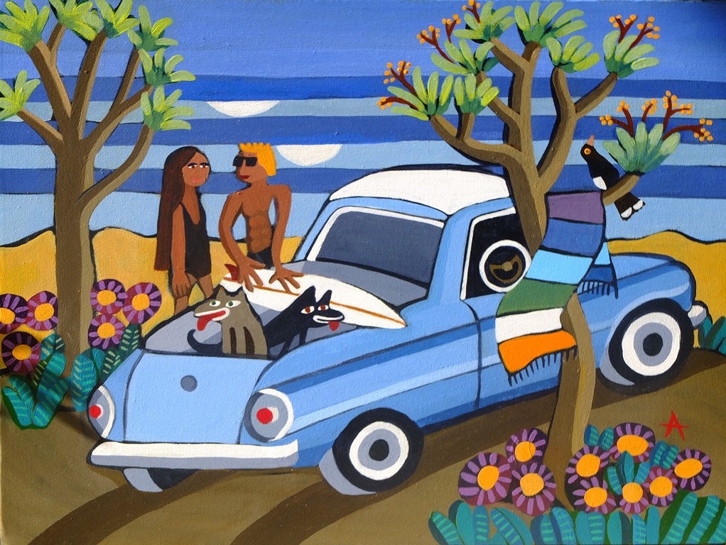 Classic Cars - Narrative Painting Northern Rivers