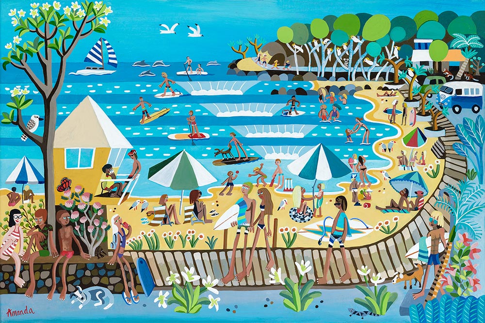 Art by Amanda Bragg - Narrative Painting Northern Rivers